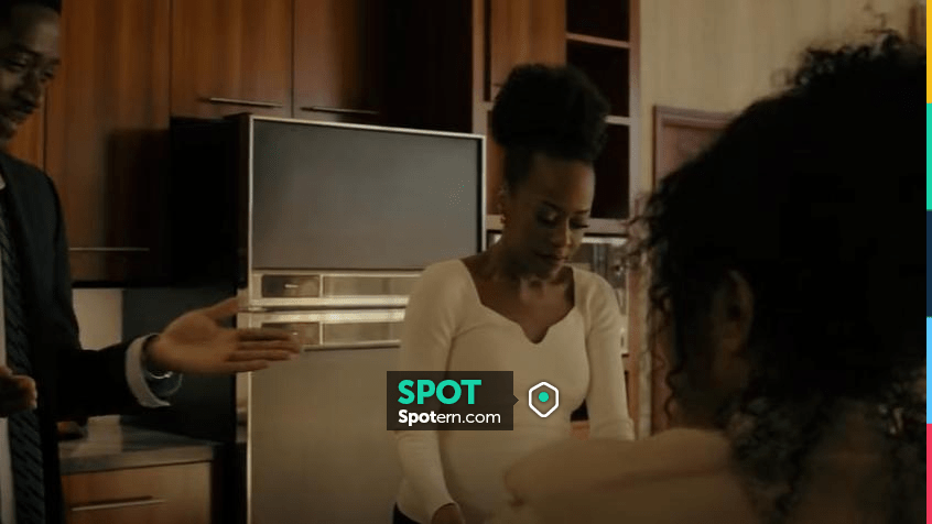 Reiss Emira Rib-Knit Top worn by Veronique (Devyn A. Tyler) as seen in ...