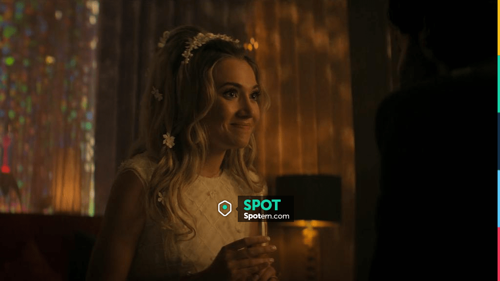 Aje Mirage Organza Mini Dress worn by Lady Phoebe (Tilly Keeper) as ...