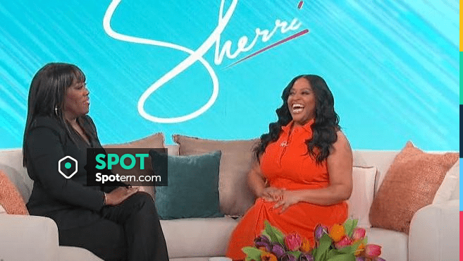 Emporio Armani Veste à volants portée par Sheryl Underwood vue dans ...