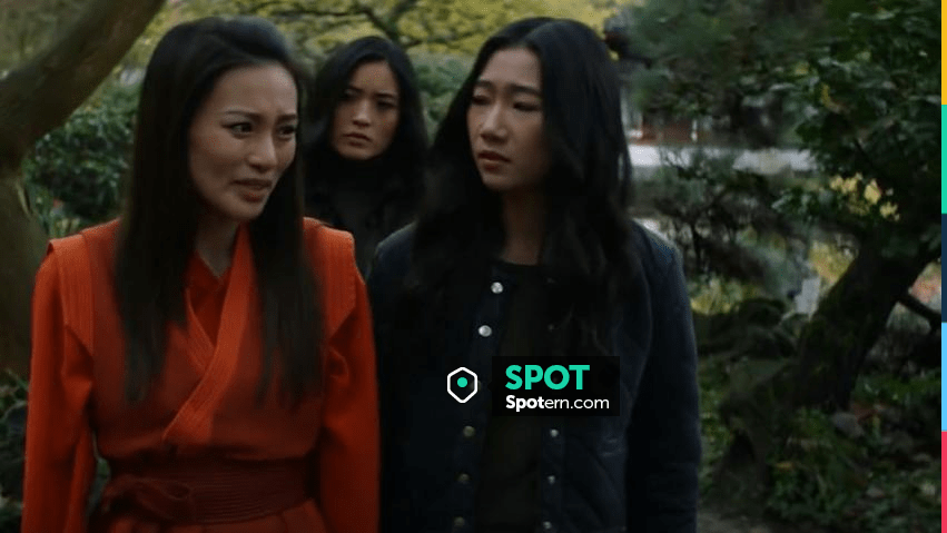 Ba&sh Gladys Jacket worn by Nicky Shen (Olivia Liang) as seen in Kung ...