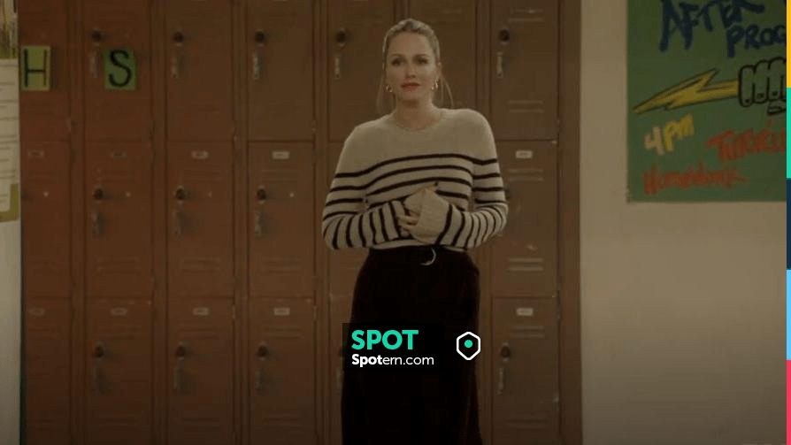 Ulla Johnson Nico Belted Wide-Leg Corduroy Pant worn by Laura Fine ...