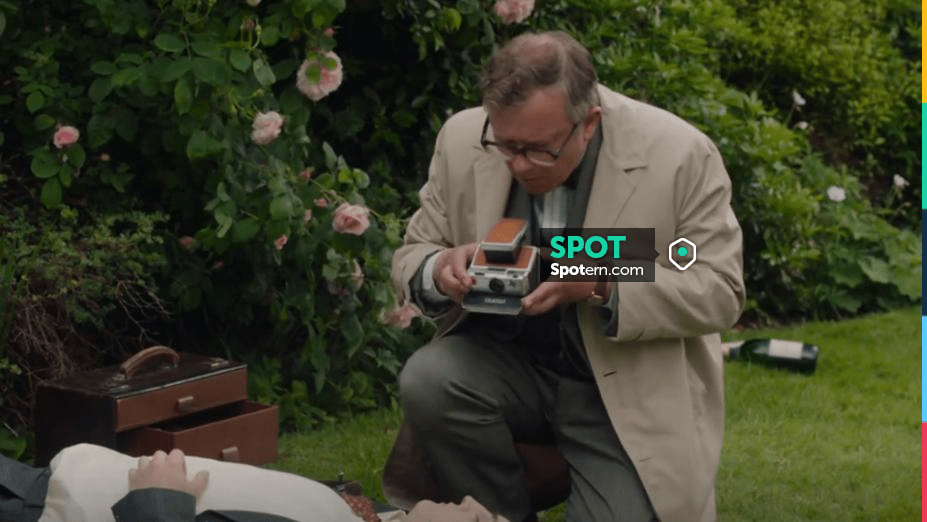 Harry Brown Trench In Stone worn by Dr. Max DeBryn (James Bradshaw) as ...