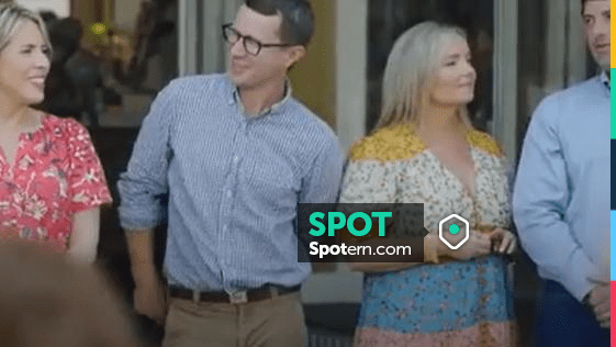 Anthropologie Tiered & True Flo­ral Maxi Dress worn by Claire as seen ...