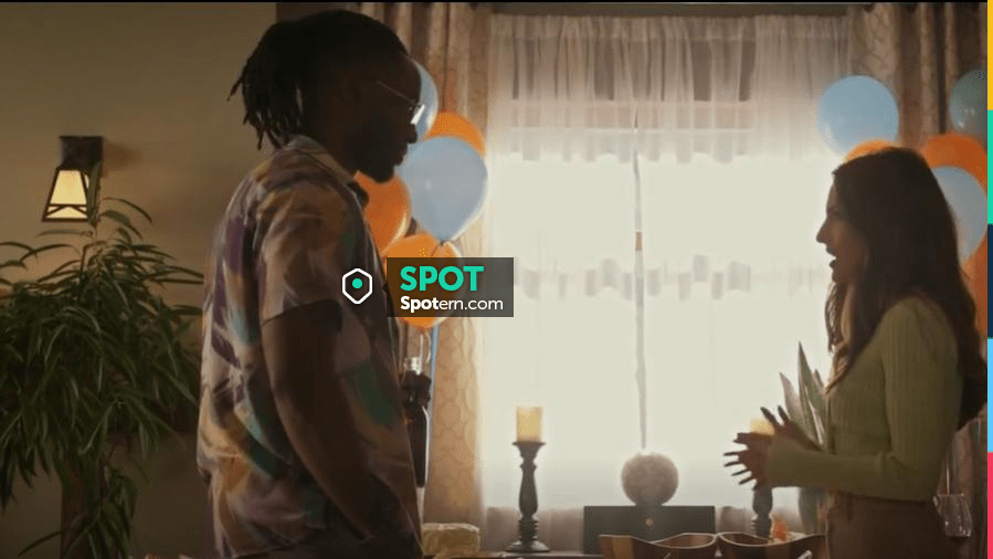 Perry Ellis Brush Stroke Print Soft Shirt worn by Chester P. Runk ...