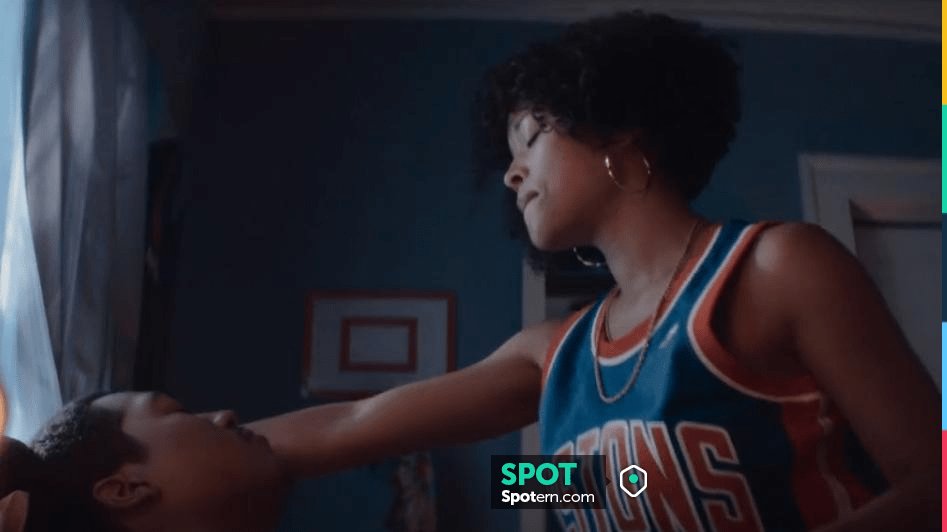 Mitchell & Ness NBA Pistons Jer­sey worn by Kato (Ajiona Alexus) as ...