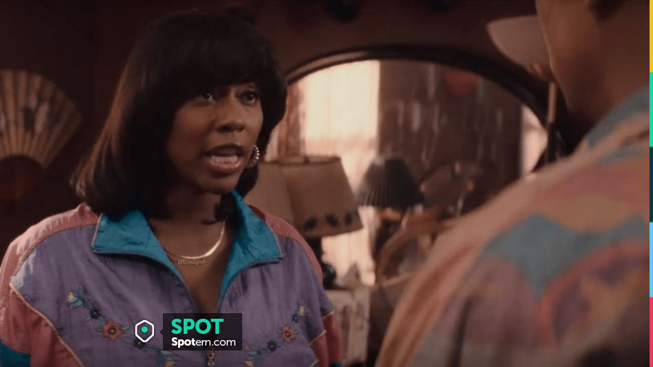 Ragstock 90s turquoise Veste portée par Monique (Kash Doll) vue dans ...