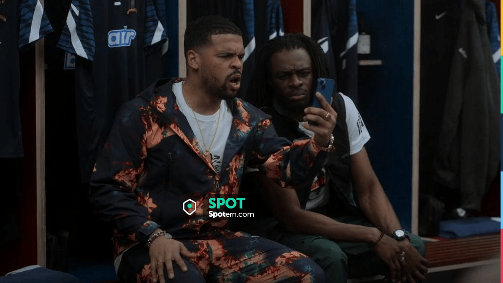 Bape Tie Dye Hoodie Jacket worn by Isaac McAdoo (Kola Bokinni) as seen ...