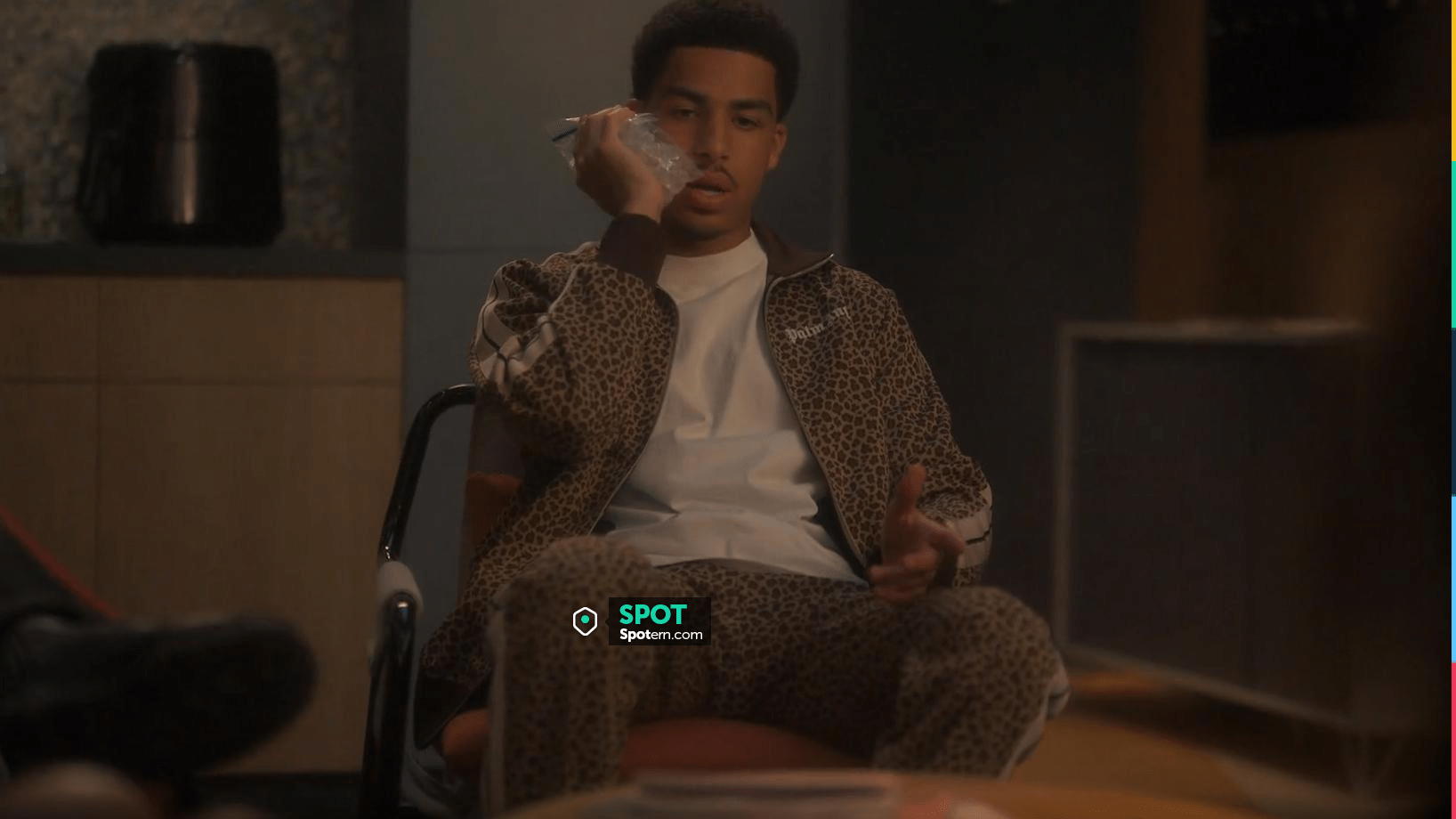 Palm Angels Leopard Pants worn by Andre Johnson, Jr. (Marcus Scribner ...