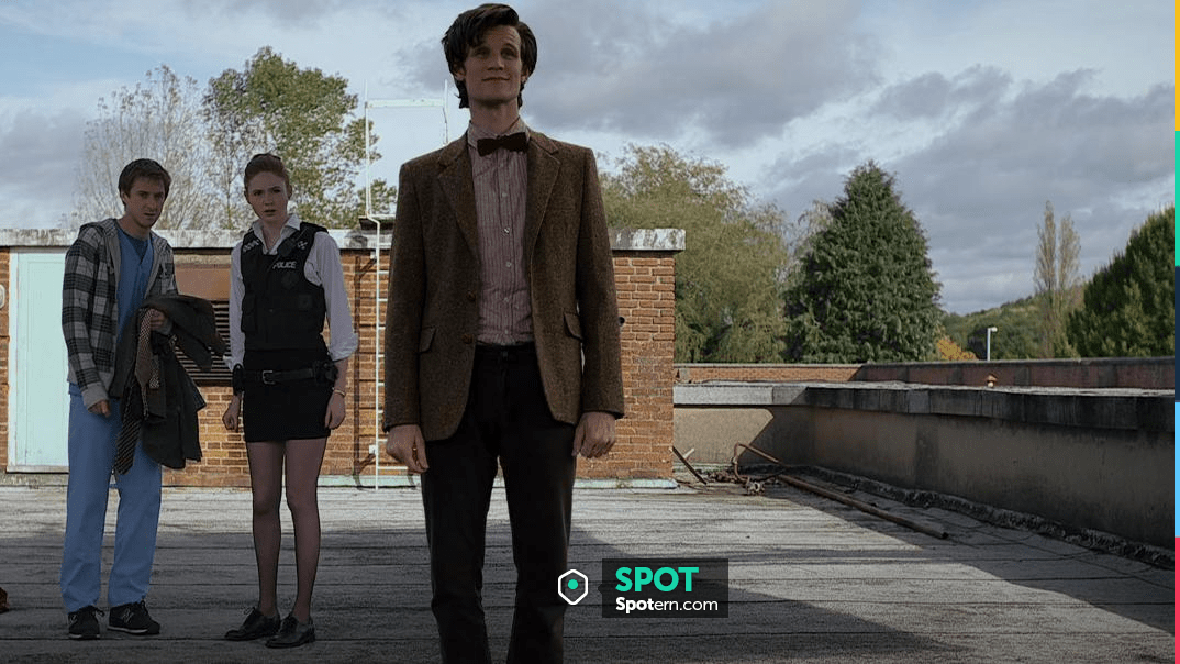 Topman Dogtooth Skinny Jeans In Black worn by The Doctor (Matt Smith ...