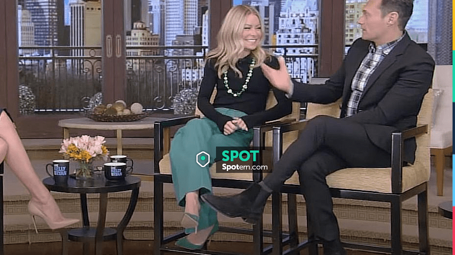 Acne Studios Tyrah Pants worn by Kelly Ripa as seen in LIVE with Kelly ...