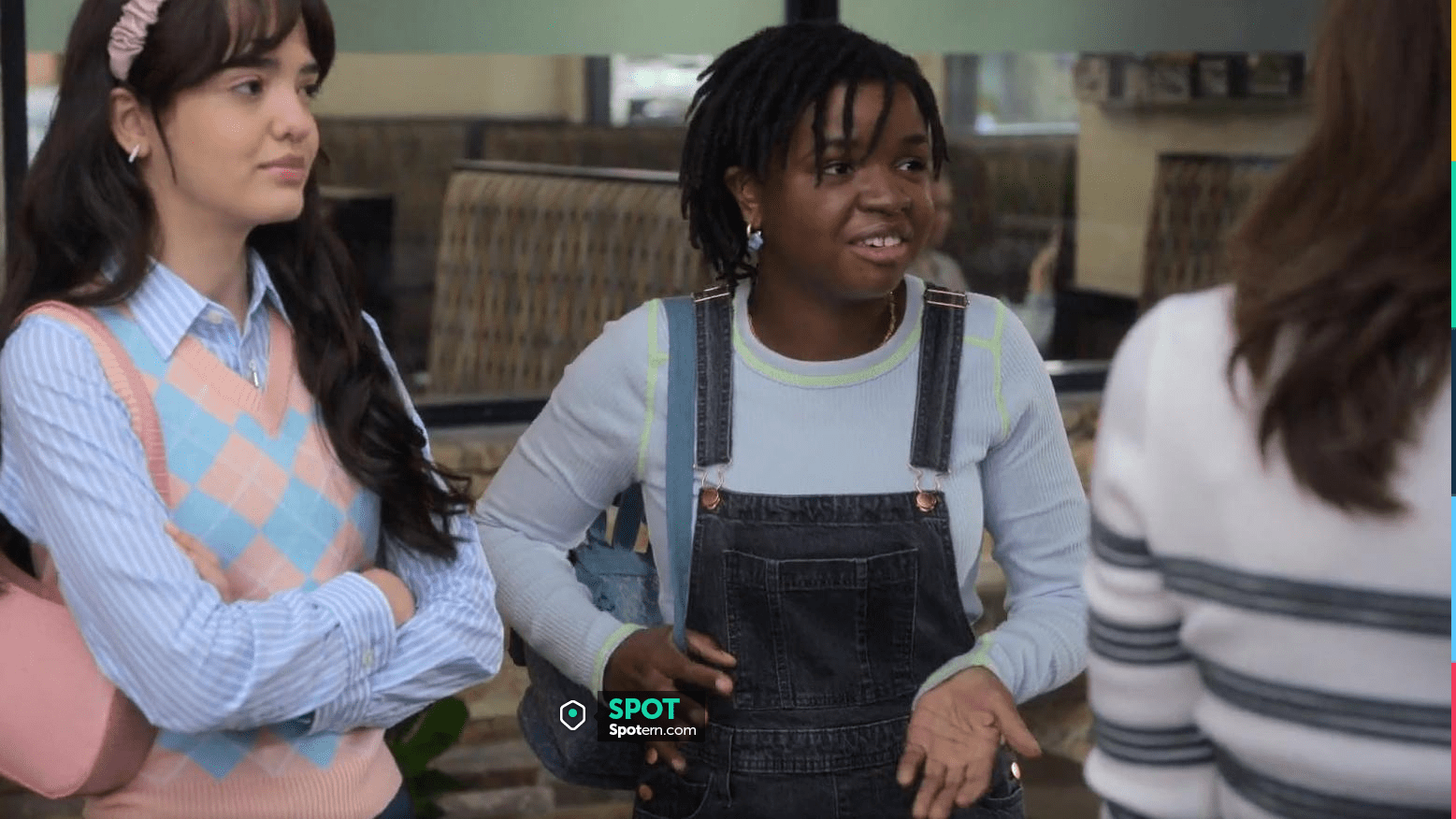 Wild Fable Denim Mini Backpack worn by Jena Diego (Hillary Straney) as ...