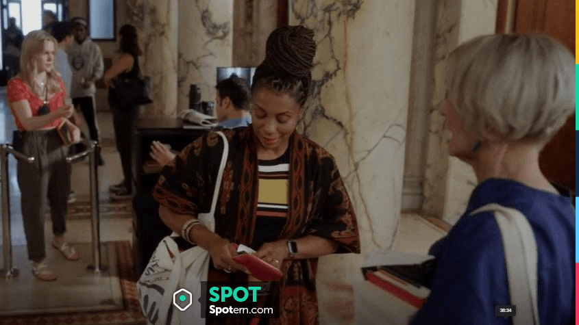 David Shrigley Don't Touch my Stuff Tote worn by Dr. Nya Wallace (Karen ...