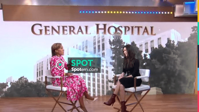 Hobbs London Marilyn Floral Print Dress worn by Robin Roberts as seen ...
