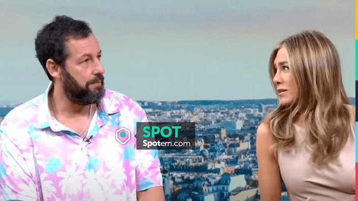 Sunday Swagger Palm Tree Gold Polo Shirt worn by Adam Sandler as seen ...