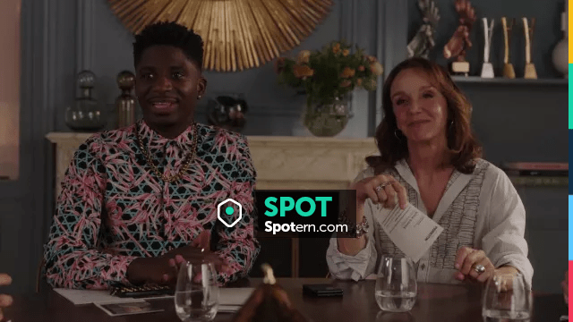 Lacoste Nymphea Printed shirt worn by Julien (Samuel Arnold) as seen in ...