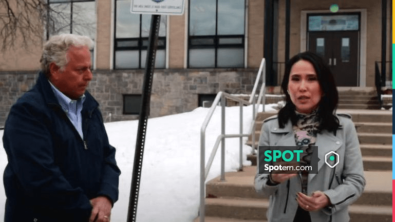 All Saints Fern Leather Biker Jacket worn by Vicky Nguyen as seen in ...