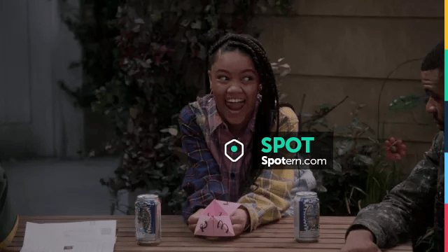 The Copper Closet Plaid shirt worn by Aaliyah Upshaw (Khali Spraggins ...