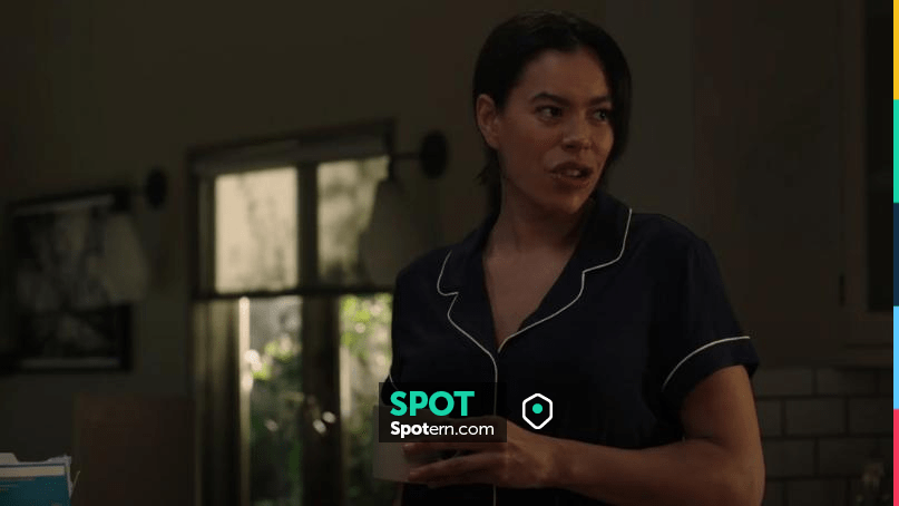 Nordstrom Moonlight Eco Short Pajamas worn by Nancy Gillian (Brianna ...