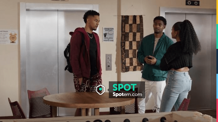 AMIRI Bandana Print Fleece Track Shorts worn by Damon Sims (Peyton Alex ...