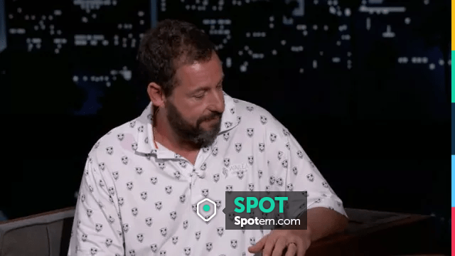 Wailea White printed Polo Shirt worn by Adam Sandler as seen in Jimmy ...
