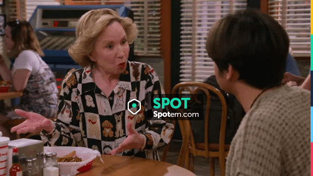 Piano Dogs printed shirt worn by Kitty Forman (Debra Jo Rupp) as seen ...