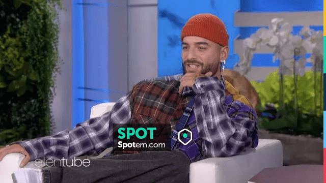 Multicolor Plaid Shirt worn by Maluma as seen in The Ellen DeGeneres ...