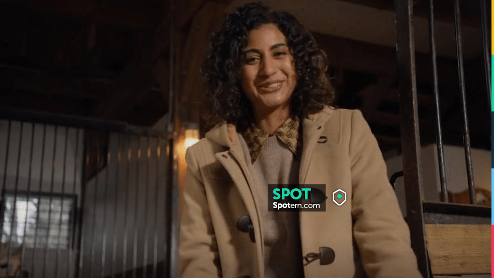 L.L. Bean Clas­sic Lamb­swool Duf­fel Coat worn by Emily Price (Vella ...