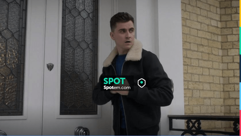 Sandro Paris Aviator Woven Jacket porté par Billy Harris vu dans Ted ...