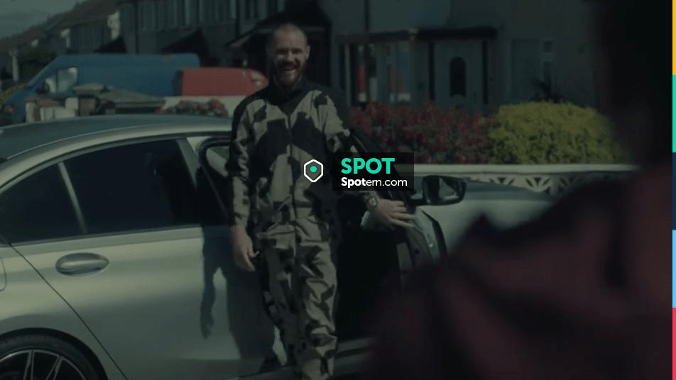 Kenzo Lo­go-print Pan­elled Light­weight Jack­et worn by Eric 'Viking ...