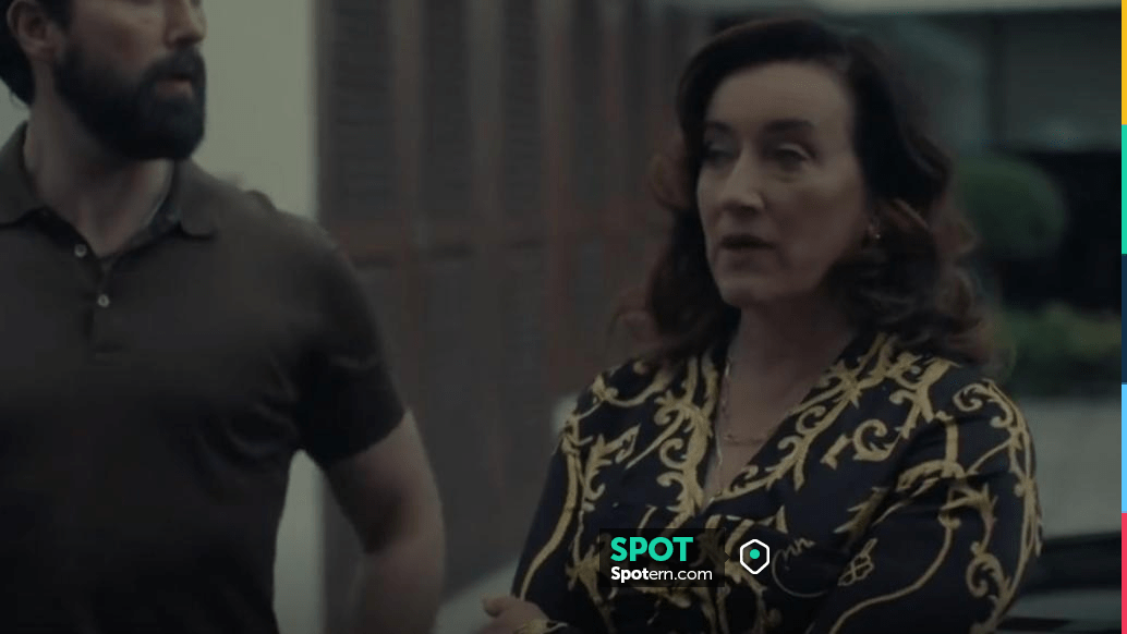 Ganni Baroque-print Dress worn by Bridget 'Birdy' Goggins (Maria Doyle ...