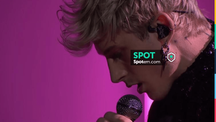 Dolce & Gabbana Earrings worn by Machine Gun Kelly as seen fro his live ...