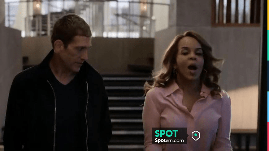 Equipment But­ton-Up Silk Shirt worn by Maxine Roby (Paula Newsome) as ...