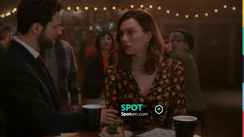 Tahari Asl Wrap Floral Dress worn by Allison (Madeline Wise) as seen in ...