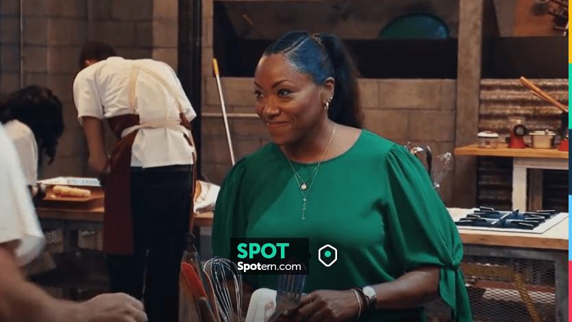 See By Chloe Tie-Sleeve Blouse worn by Nyesha Arrington as seen in Next ...