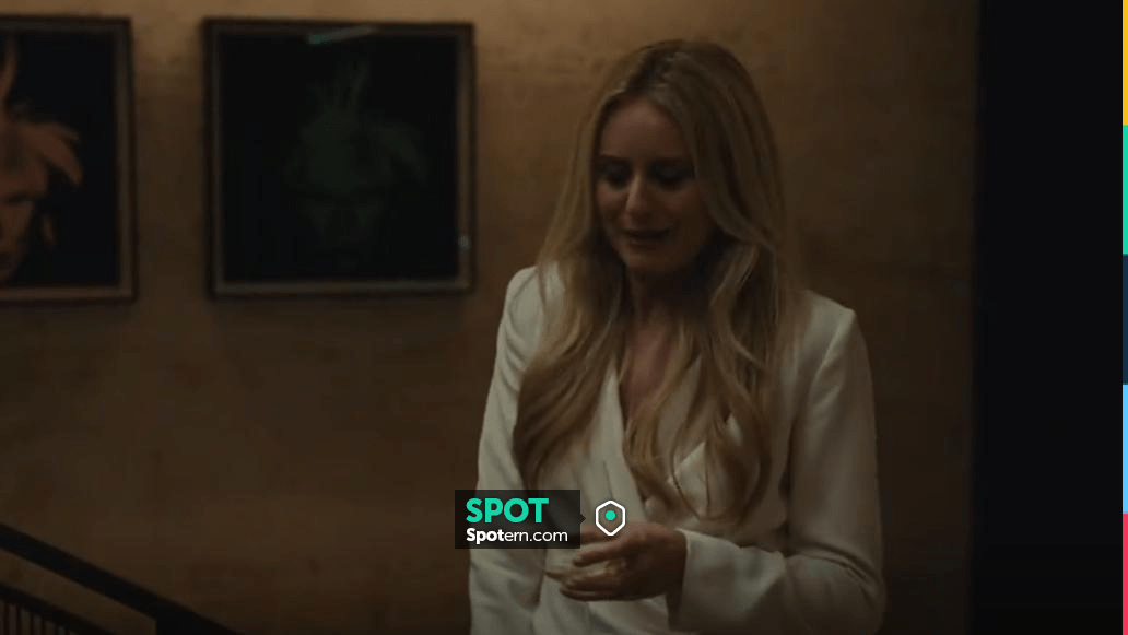 Marella Twisted Crepe Blazer worn by Willa Ferreyra (Justine Lupe) as ...