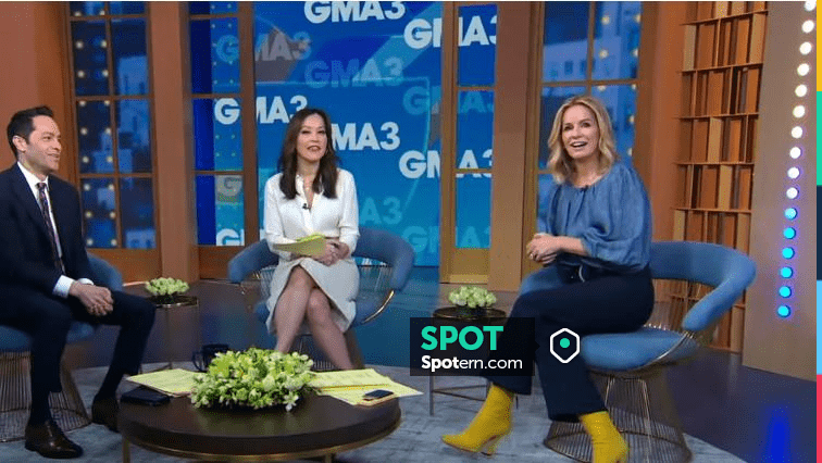 Meryll Rogge Cropped Flare Zip Pants worn by Jennifer Ashton as seen in ...