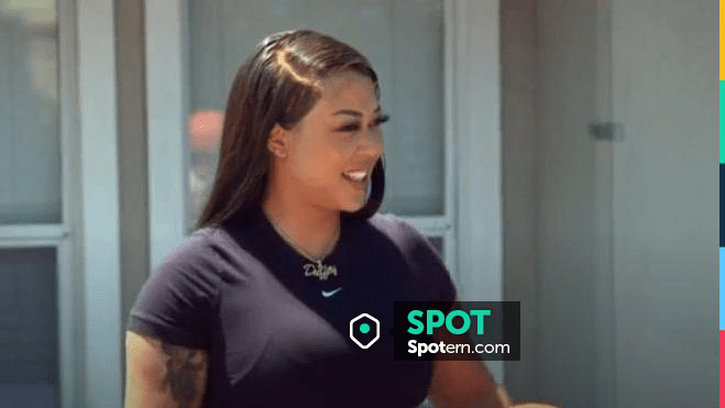 Nike Dri Fit One Luxe Slim Fit Short Sleeve Top worn by Latosha Duffey ...