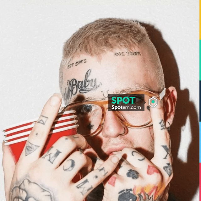 Eyeglasses worn by Lil Peep in @loverboypeep Instagram account | Spotern