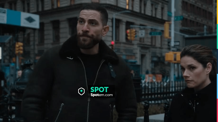 Reiss Kyelder Jack­et worn by Special Agent Omar Adom 'OA' Zidan (Zeeko ...