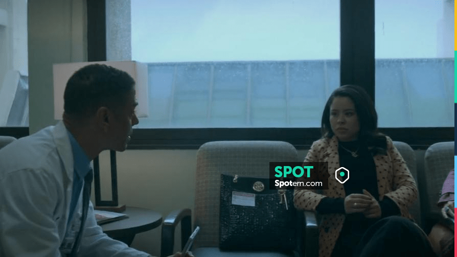 Monki Nova Blazer imprimé chaîne cardiaque deux pièces porté par ...