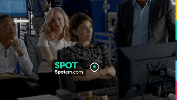 Veronica Beard Natuka Floral Print Silk Blouse worn by Taylor Rentzel ...