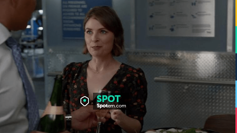 The Kooples Floral-Print Dress with Gathered Shoulders worn by Taylor ...