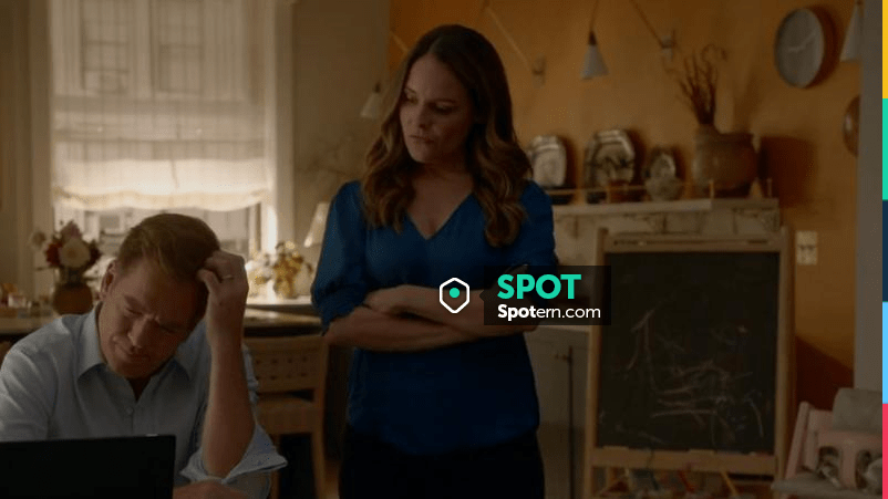 Joie Karemele Smocked V-Neck Silk Top worn by Isabella Colón (Yara ...