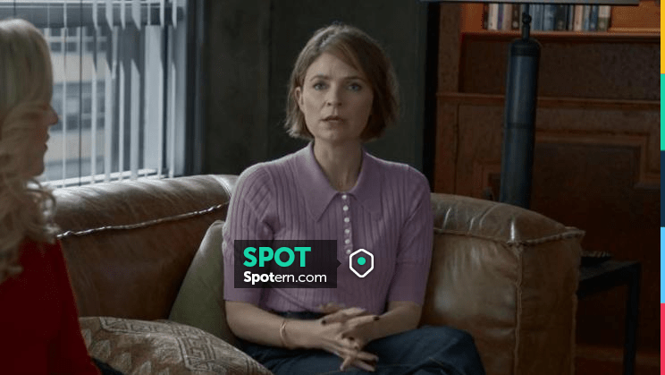 LK Bennett Marina Polo Shirt worn by Taylor Rentzel (MacKenzie Meehan ...