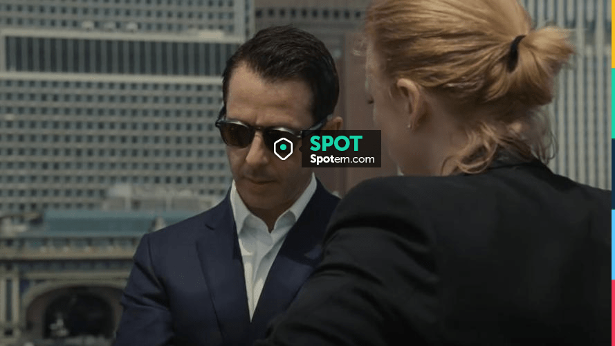 Jacques Marie Mage Jax Sun­glass­es worn by Kendall Roy (Jeremy Strong) as seen in Succession ...