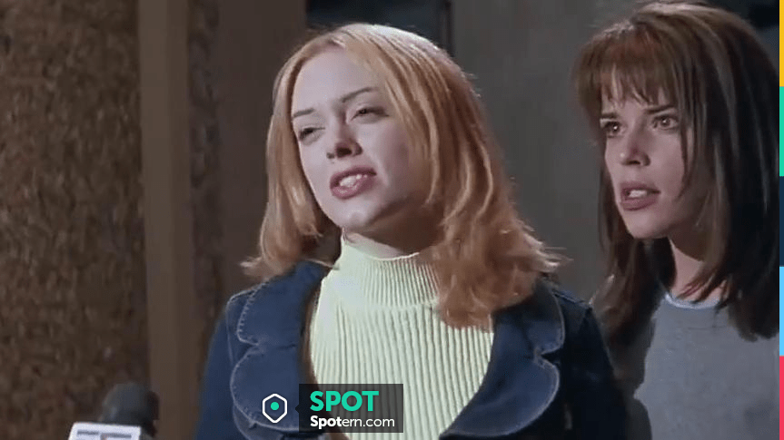 The Moschino denim jacket worn by Tatum Riley (Rose McGowan) in the ...