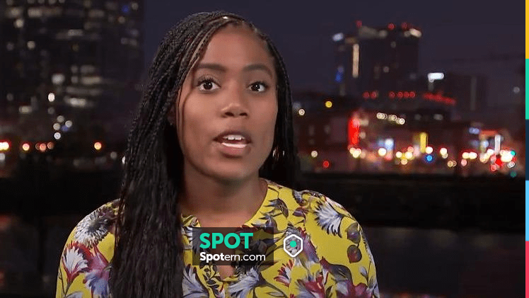 J. Crew Silk Pleated Popover worn by Priscilla Thompson as seen in ...