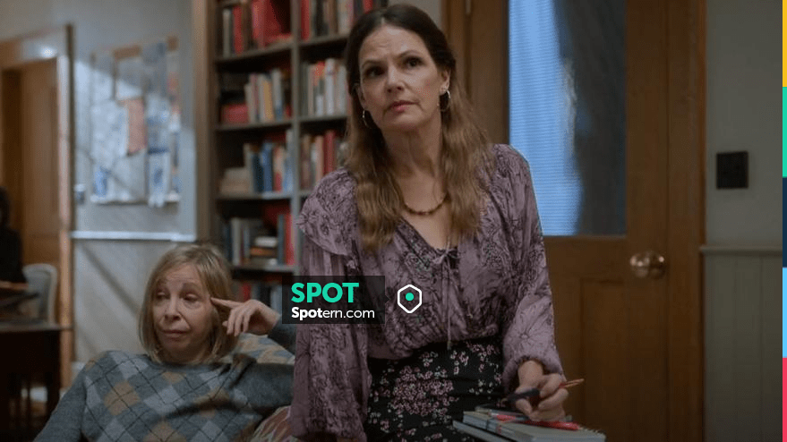 By Anthropologie Smocked Sheer Blouse worn by Gracie DuBois (Suzanne Cryer) as seen in Lucky ...