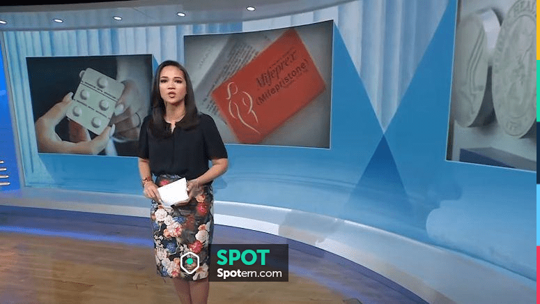 J. Crew Dutch Floral Pencil Skirt worn by Laura Ellen Jarrett McGlamery ...