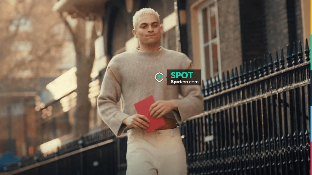 Weekday Remi Cut Out Sweater worn by Joel as seen in Made in Chelsea ...